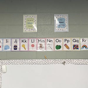 Alphabet Posters | ABC Pictures | Letter Formation | Classroom Decor ...