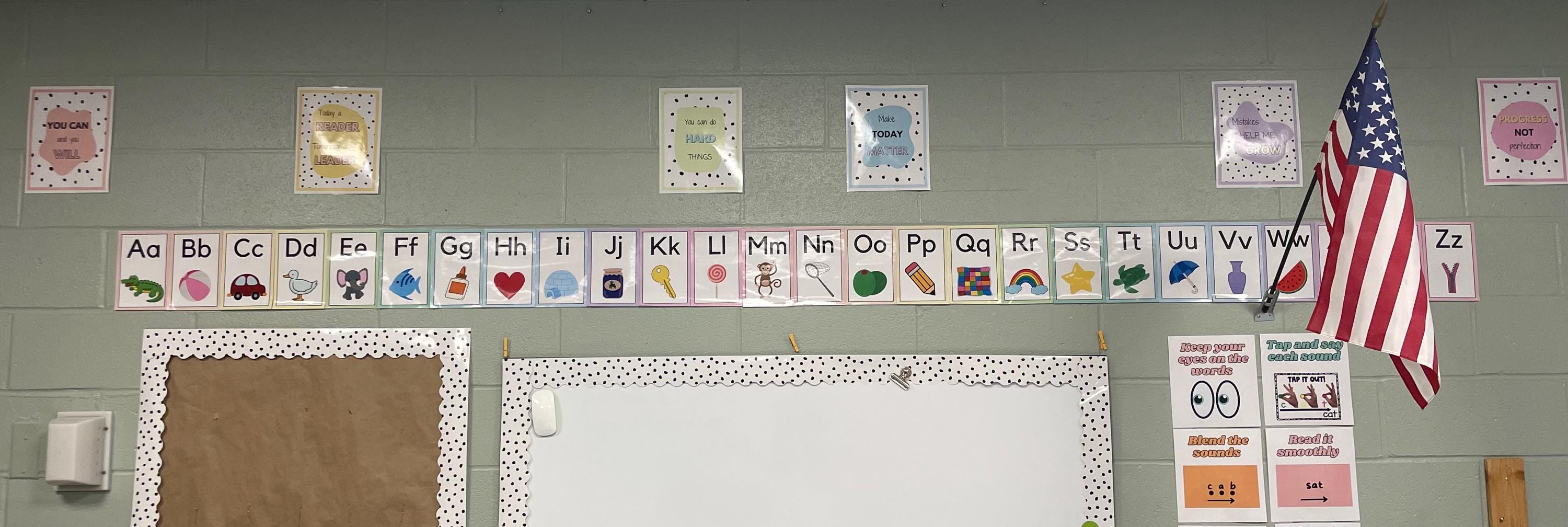 Pastel-themed Small Alphabet Posters With Pictures - Etsy