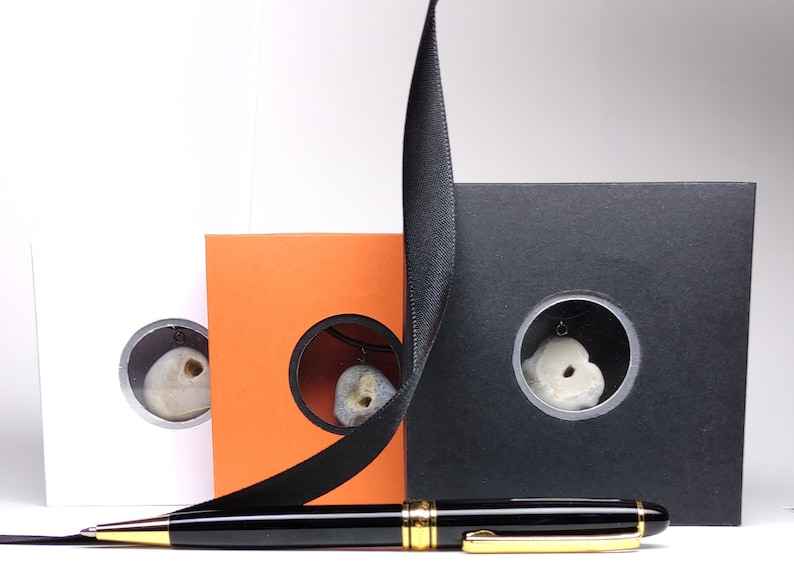 Witch Stone Necklace, Stone With a Hole, Pendant of Good Luck, Hag ...