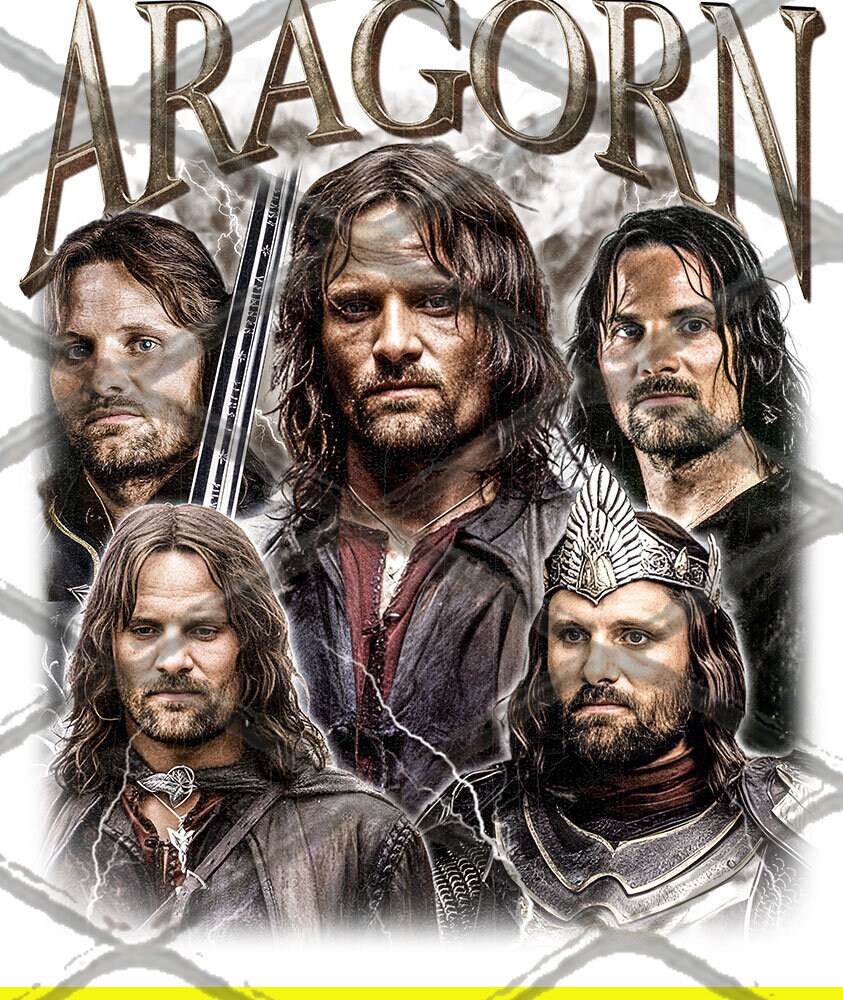 Aragorn PNG Vintage 90s Grapic Viggo Mortensen Tee Unisex - Etsy Australia
