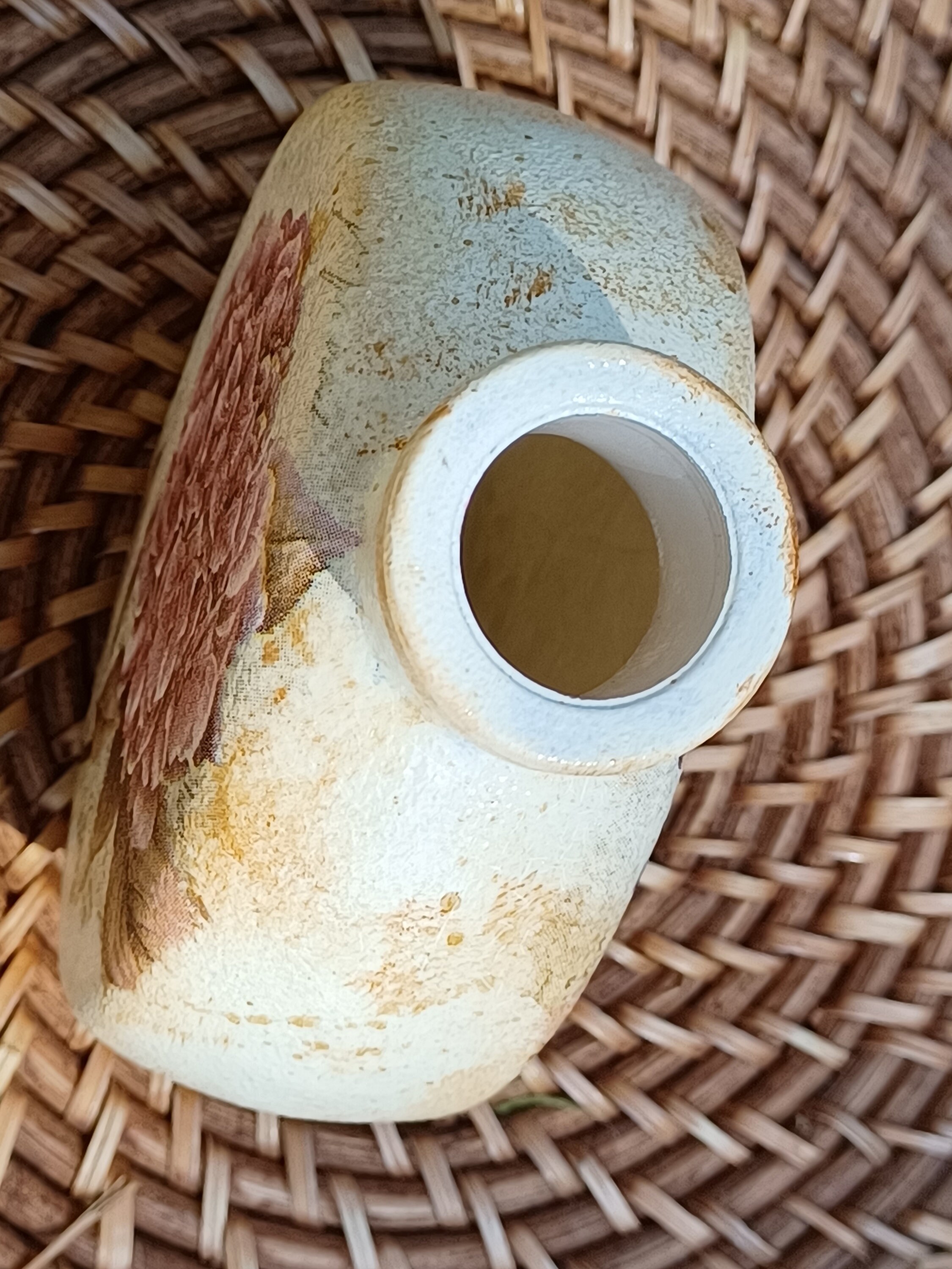 Decoupaged Glass Bottle/favor Bottle/ Upcycle Glass Bottle/home Deco ...