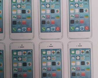 Mobile Phone Cake Topper - Etsy UK