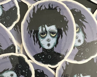 Edward Scissorhands Sticker - Etsy