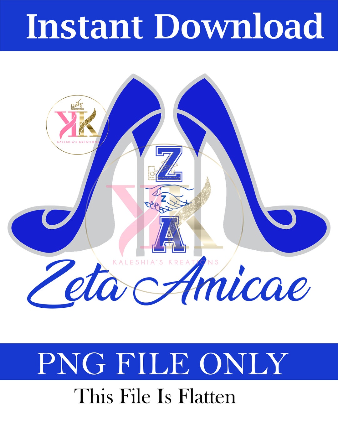 Zeta Png, Amicae Png, Instant Download, Zeta Phi Beta Sorority PNG ...