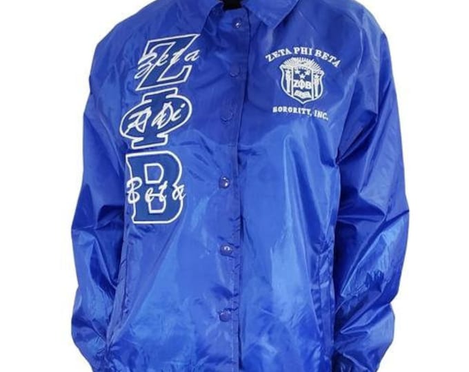 ZETA PHI BETA Line Jacket, Zeta Paraphernalia, J16, Since 1920, Zeta ...