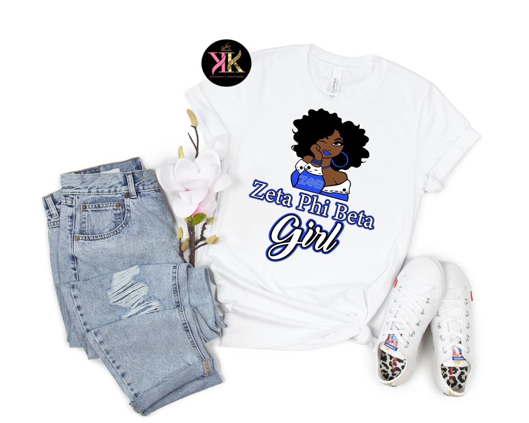 Zeta Phi Beta SHIRT Zeta Apparel Zeta Girl Shirt J16 Shirt - Etsy
