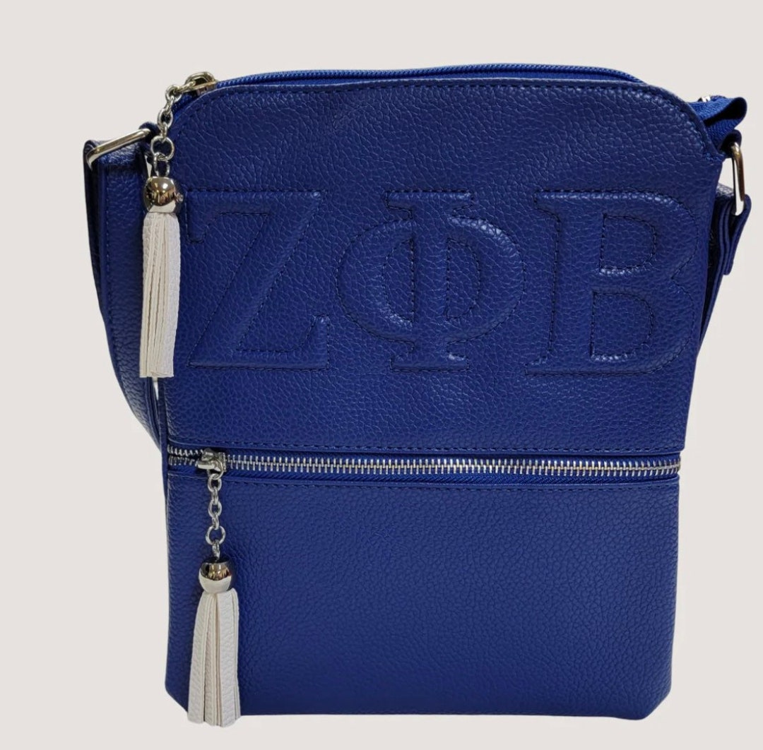 Zeta Phi Beta Crossbody Purse, J16, Since 1920, Zeta Apparel, Zeta Phi ...