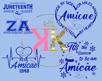 Zeta Amicae Png, Cut File, Zeta PNG, Zeta SVG, D9, Zeta Phi Beta ...