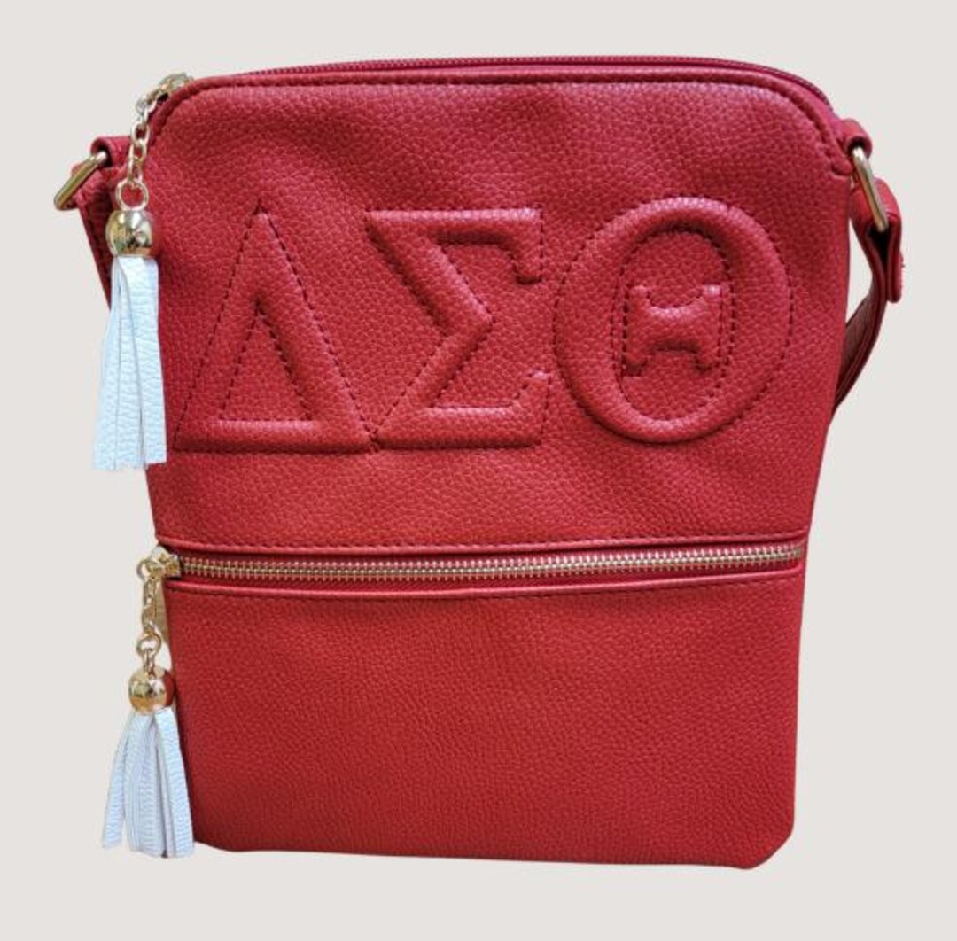 Delta Sigma Theta Red Crossbody Purse, Sorority Handbag, 1913, DST Gift ...