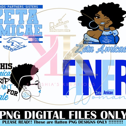 Zeta Amicae Png Zeta Phi Beta Sorority PNG Instant Download - Etsy