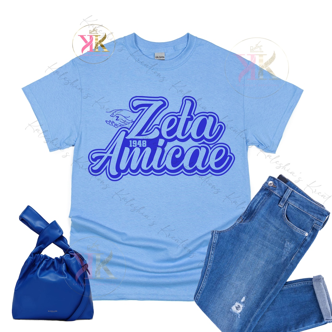 Zeta Amicae Shirt, Amicae Paraphernalia, Amicae Apparel, 1948, Zeta Phi ...