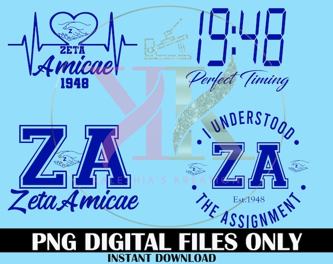 Zeta Amicae Png, Cut File, Zeta PNG, Zeta SVG, D9, Zeta Phi Beta ...