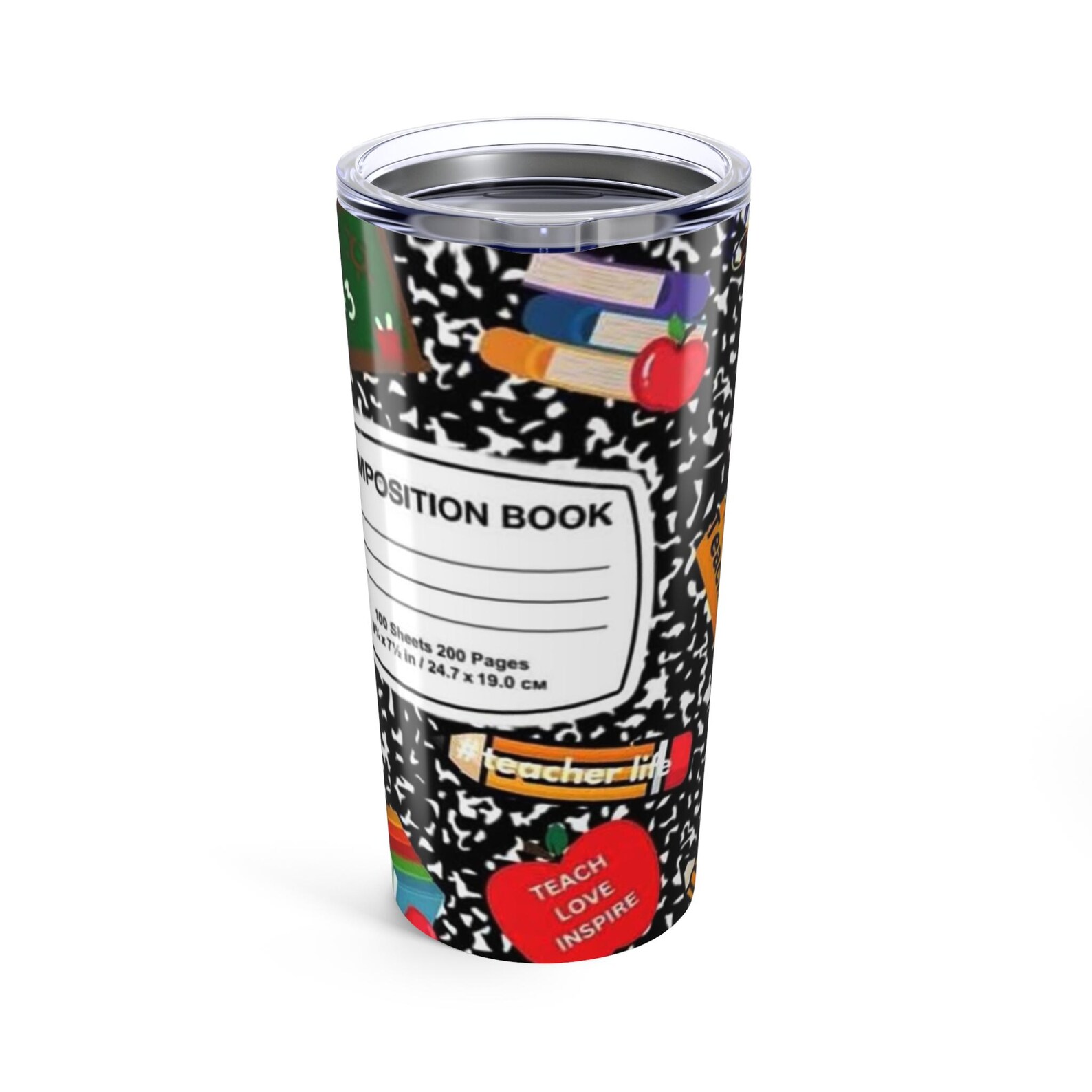 Teacher Appreciation Tumbler 20oz - Teach Love Inspire - Back to School ...