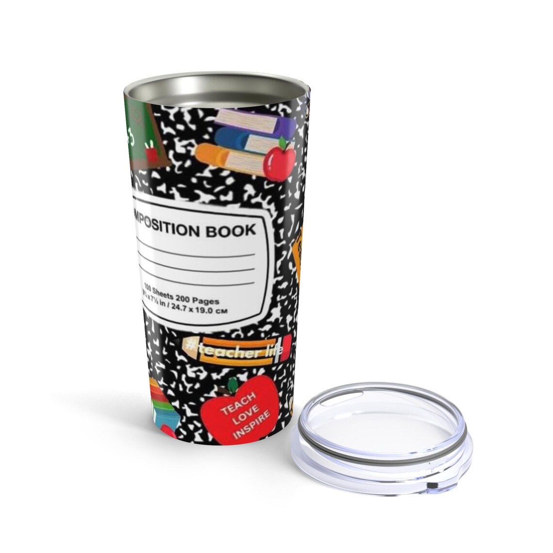 Teacher Appreciation Tumbler 20oz - Teach Love Inspire - Back to School ...