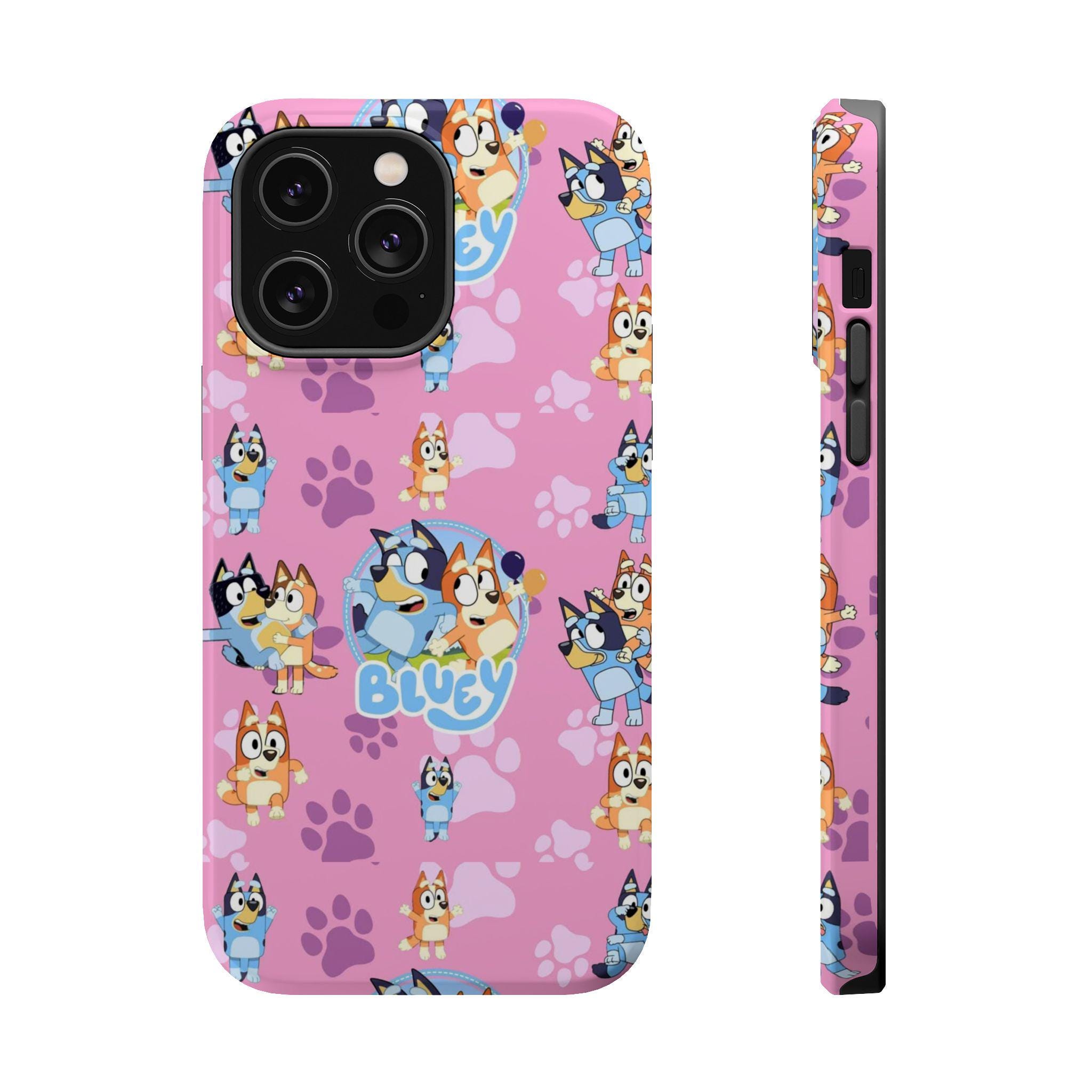Kids' Magnetic Tough Cases - Bluey Design, Cartoon Character Phone ...
