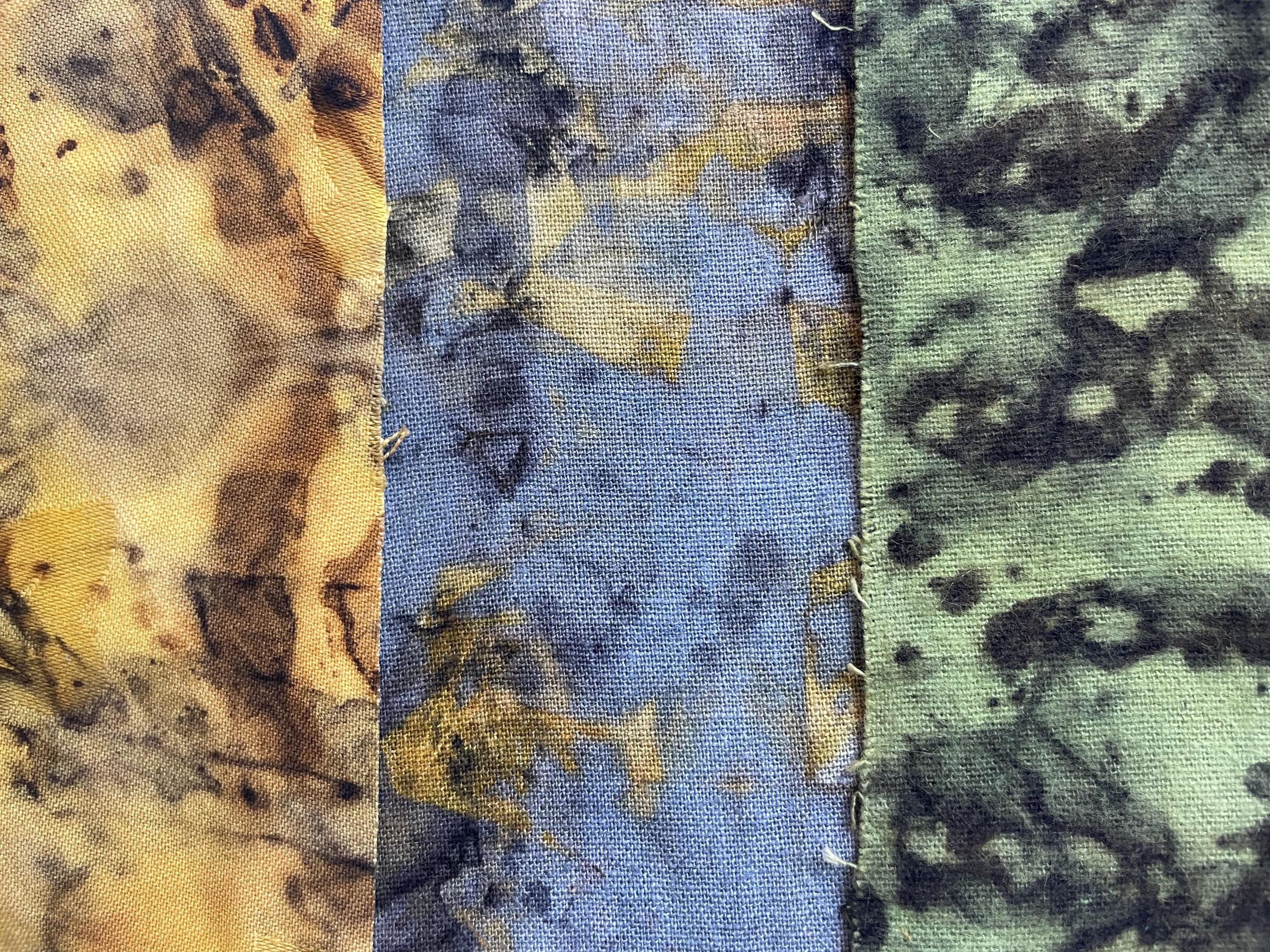 Naturally Dyed Fabric Bundle, Set of 20 Pieces Hand Dyed Fabric - Etsy