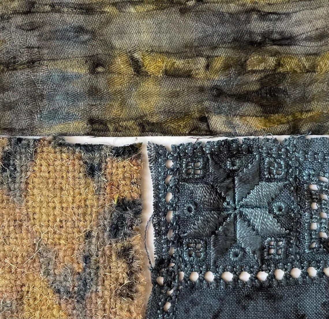 Naturally Dyed Fabric Bundle, Set of 20 Pieces Hand Dyed Fabric ...