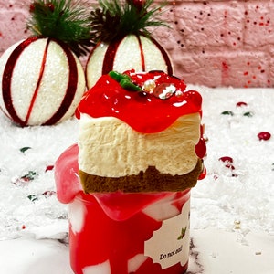 Holly Berry Cheesecake Thick & Glossy Slime DIY Clay ~christmas Slimes ...