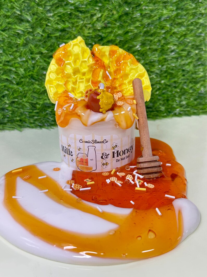 Milk & Honey Thick and Glossy Slime DIY Clay~ Stretchy~ Scented~ Slime ...