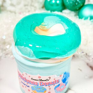 Stitchmas Donuts Butter Slime DIY Clay~ Christmas Slime~ Stretchy ...