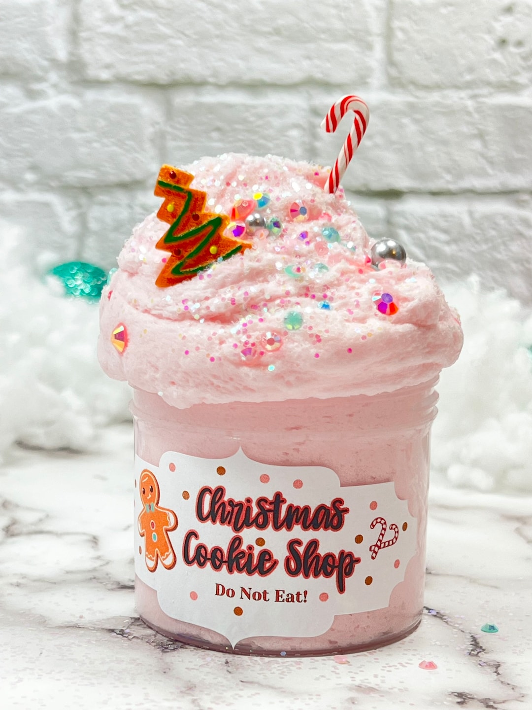 Christmas Cookie Shop Cloud Creme Slime~christmas Slime~stretchy ...
