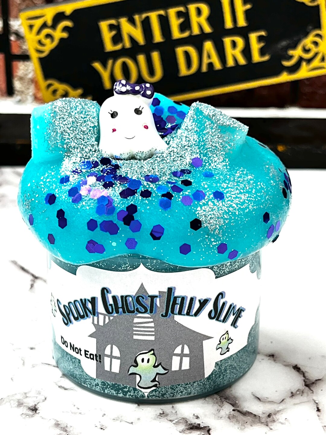 Spooky Ghost Jelly Icee Slime~ Halloween Slimes ~ Fall Slimes ~ Scented ...