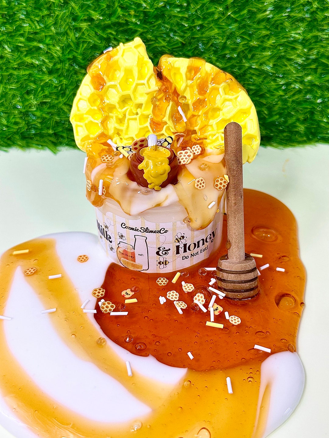 Milk & Honey Thick and Glossy Slime DIY Clay~ Stretchy~ Scented~ Slime ...