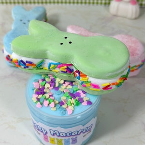 Peep Macaron Thick & Glossy Slime easter Slime DIY Clay - Etsy