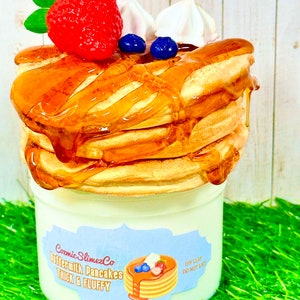 Buttermilk Pancakes Glossy Slime Kit: DIY Clay, Syrup, and Fruit - ASMR ...