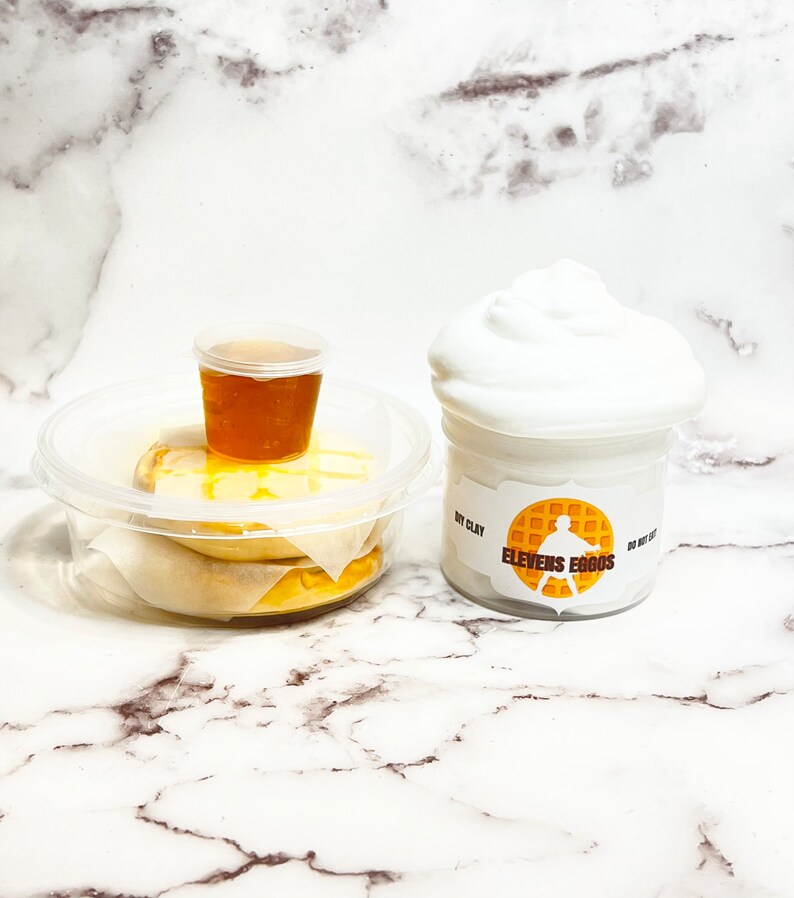 Elevens Eggos Slime Stranger Things Butter Slime DIY - Etsy