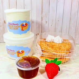 Buttermilk Pancakes Glossy Slime Kit: DIY Clay, Syrup, and Fruit - ASMR ...