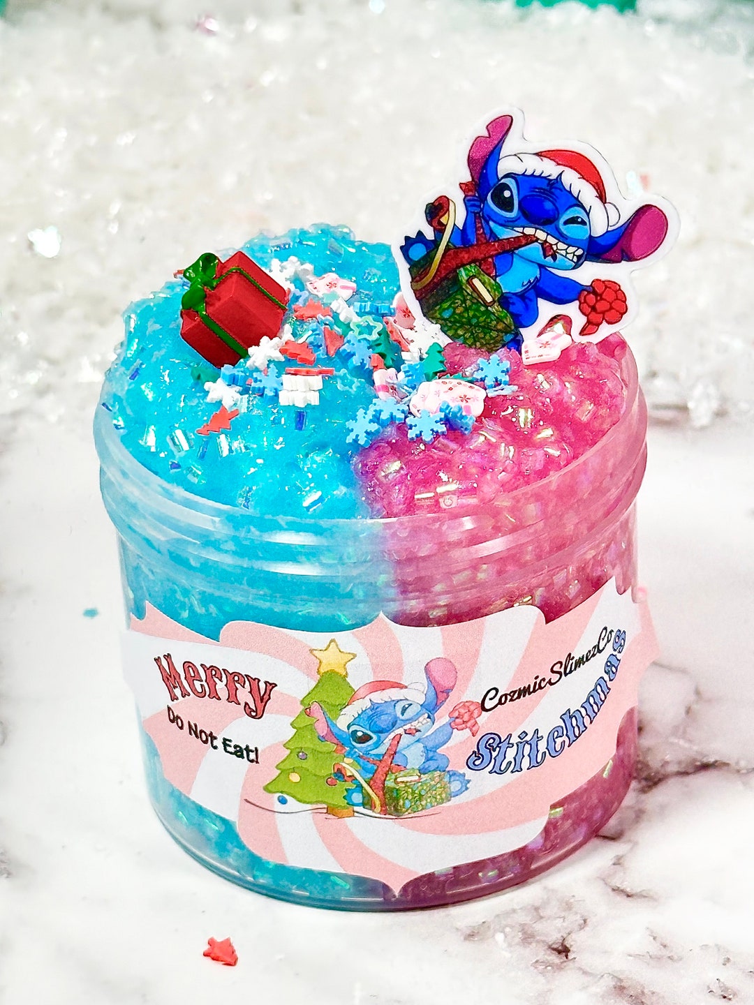 Merry Stitchmas Jelly and Bingsu Slime~ Christmas Slimes ~ Stretchy ...