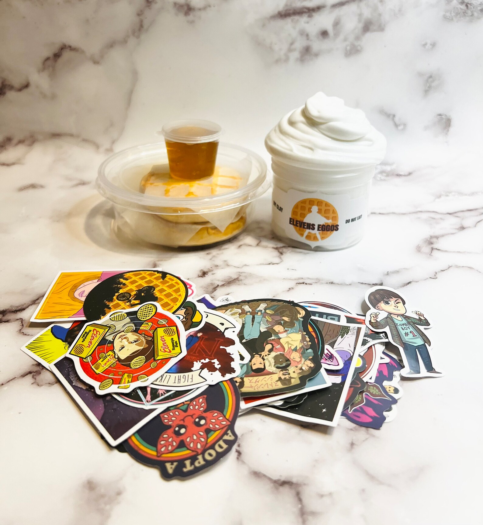 Elevens Eggos Slime Stranger Things Butter Slime DIY - Etsy