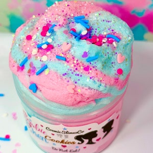 Barbie and Ken Cookies Cloud Creme Slime DIY Clay Slime Stretchy ...