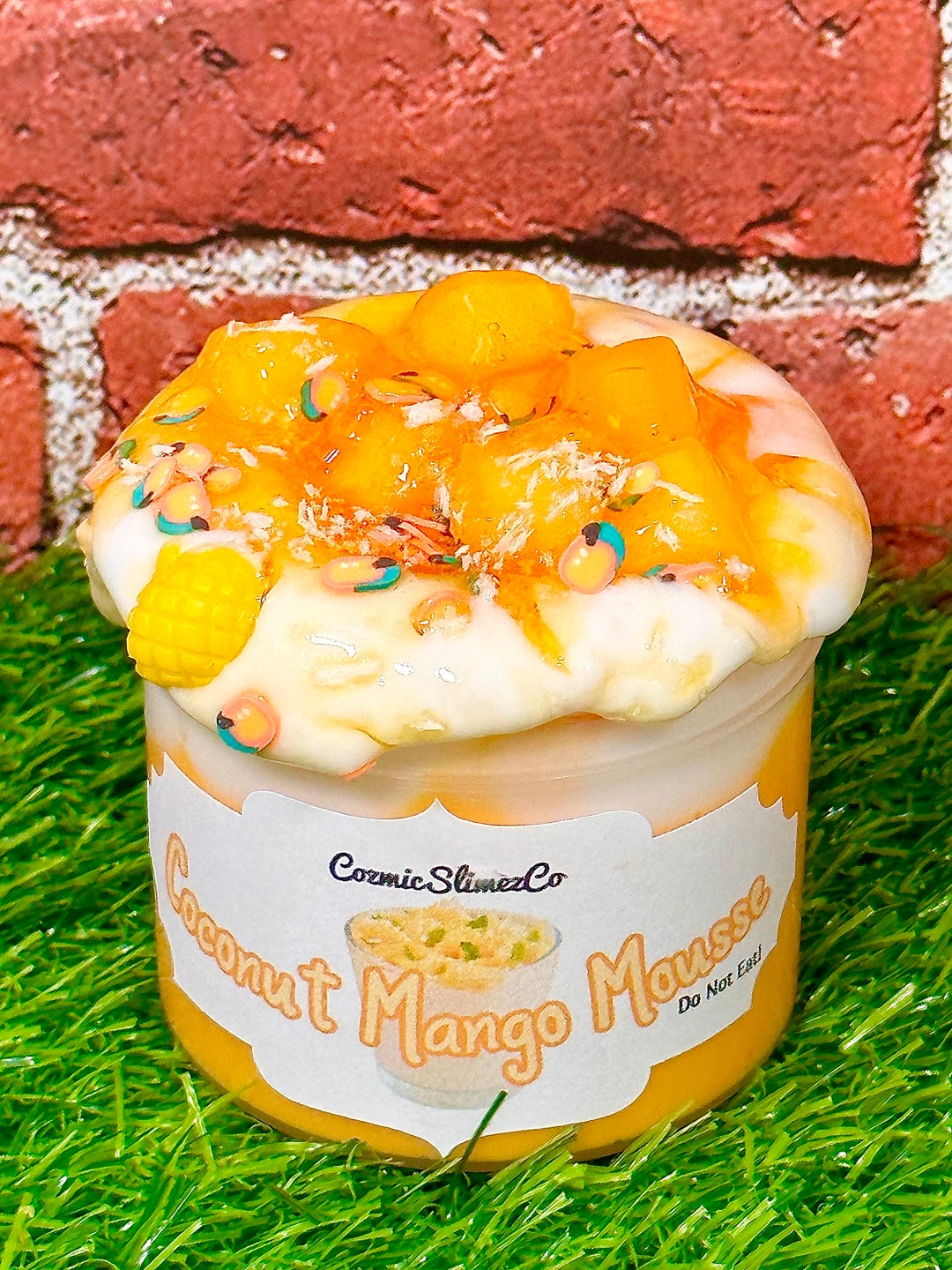 Coconut Mango Mousse Butter Slime ~ Jelly Cubes ~ Stretchy~scented ...