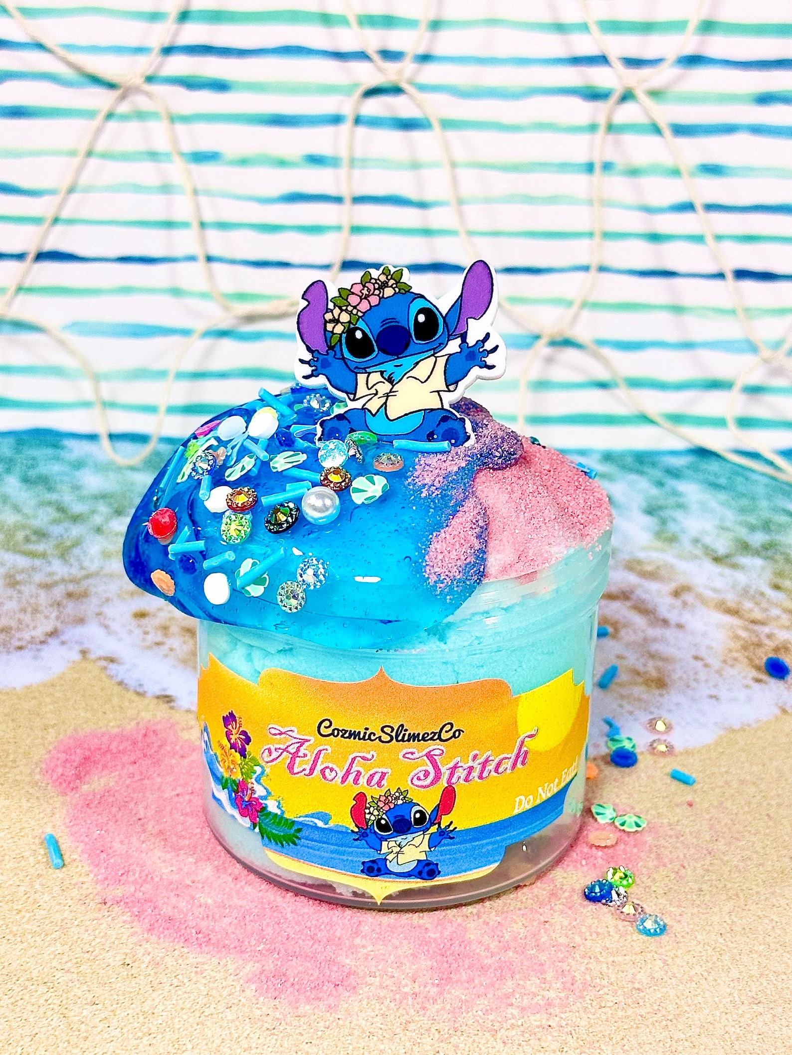Aloha Stitch Cloud Slime ~ Stretchy~scented~slime Shops~asmr - Etsy
