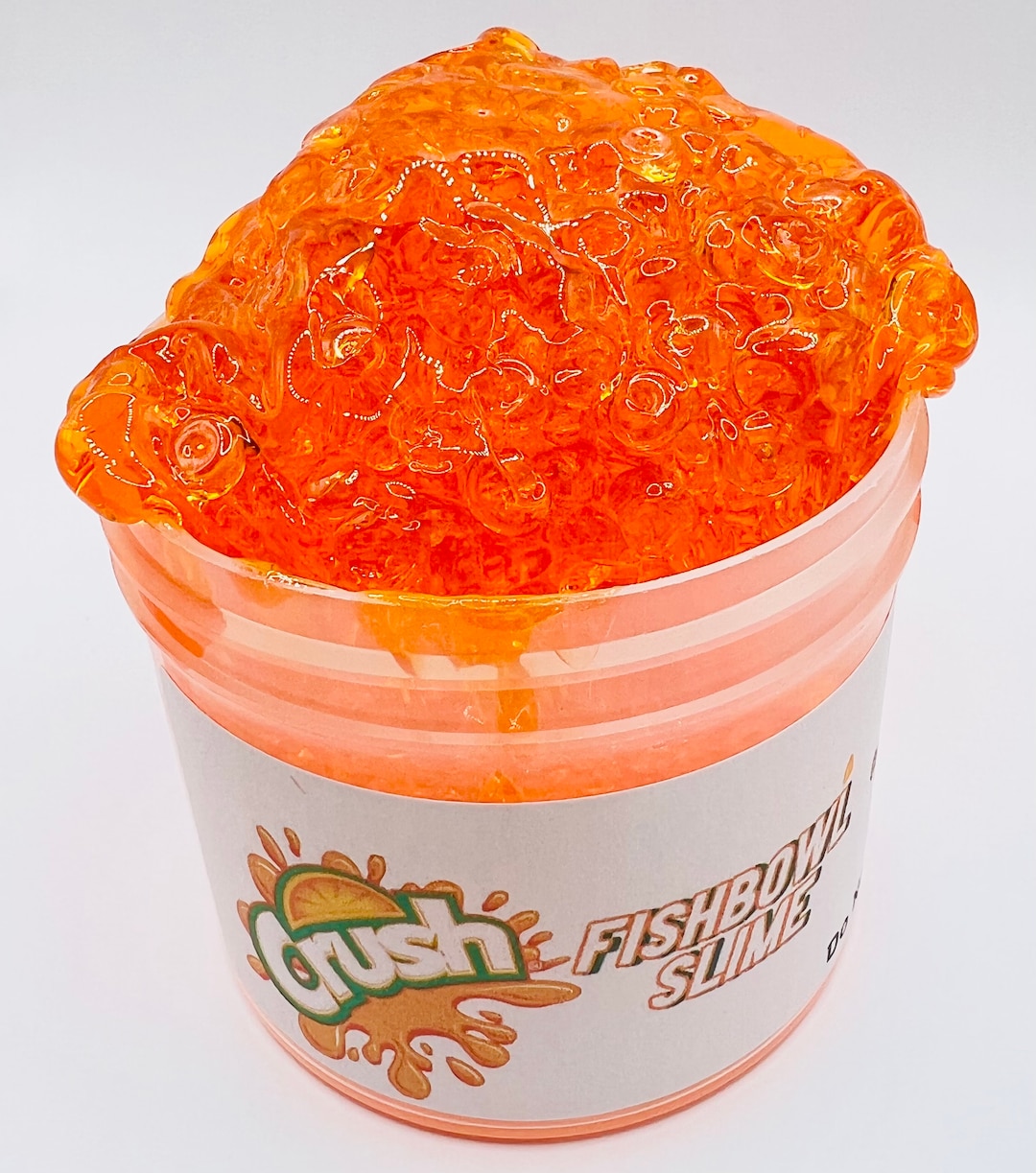 Crush Fishbowl Slime~thick and Clear Slime ~crunchy and Strechy~slime ...