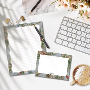 Printable Floral Stationery Set Vintage Letter Writing Paper Flower ...