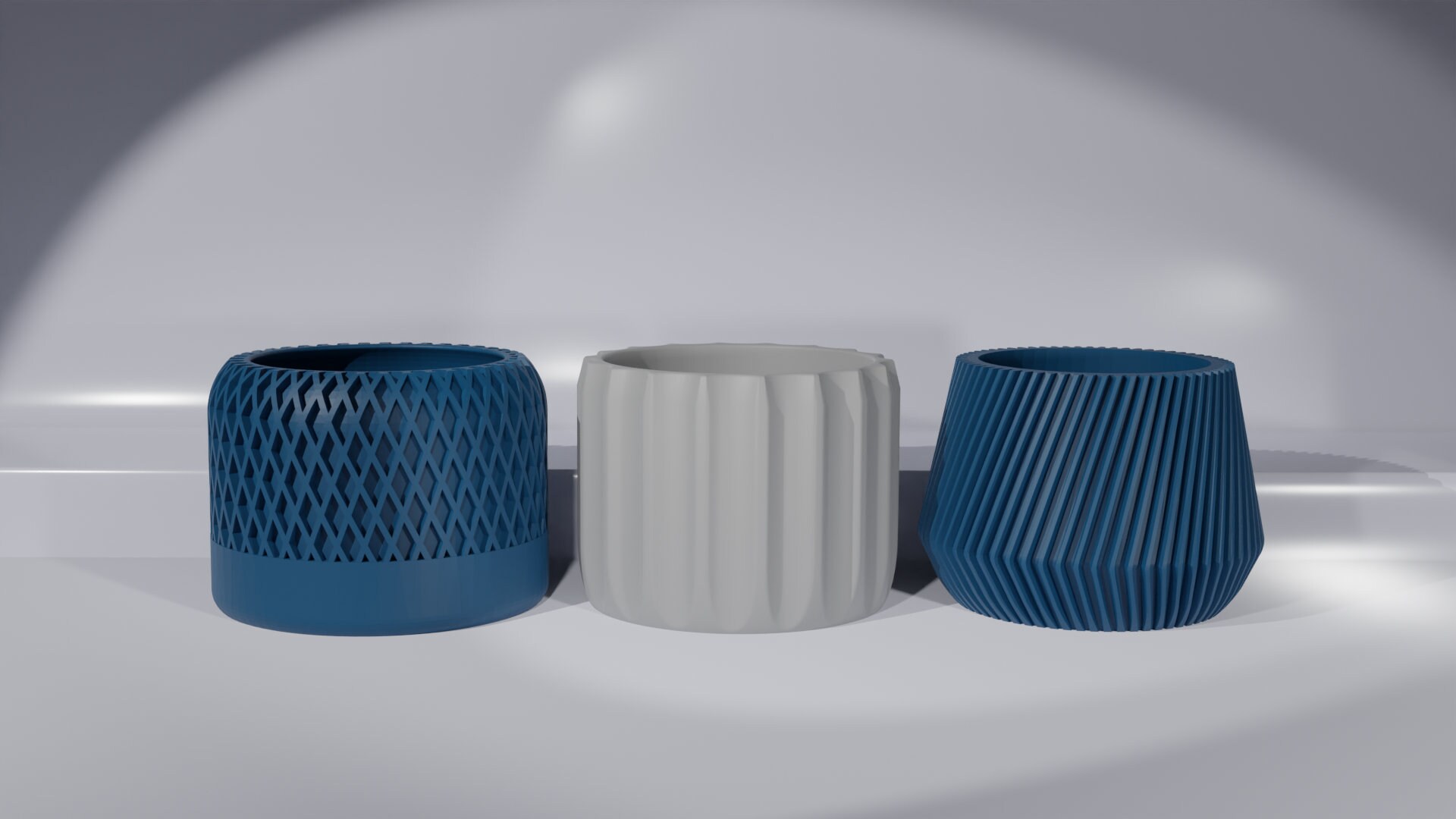 Planter Pot Set 3D Print STL Files Set 16 - Etsy Australia