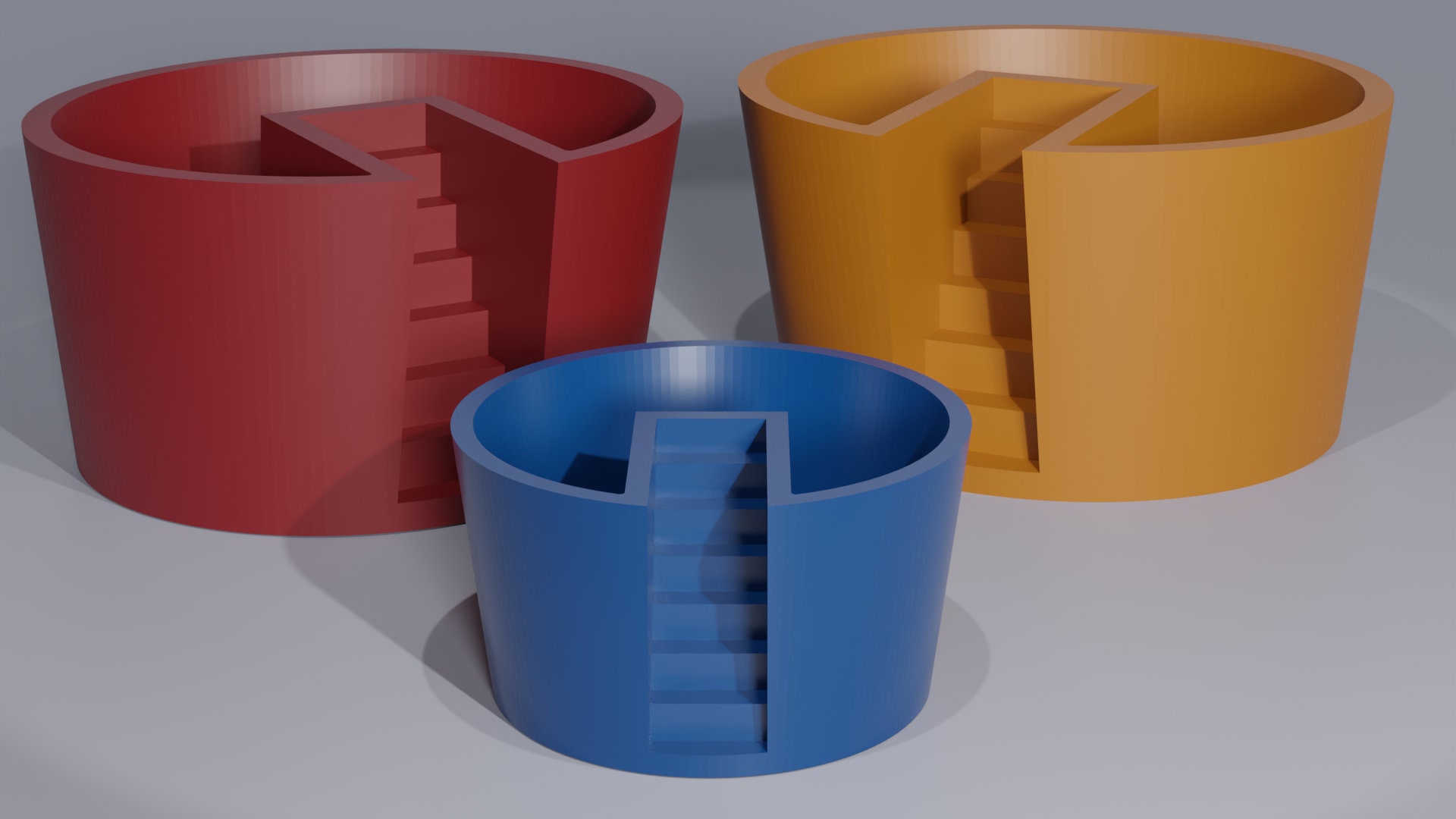 Planter Pot Set 3D Print STL Files Set 2 - Etsy