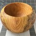 Wood Bowl W/ Lid Closed Form Sculpture Art Piece 6.5”x3.5” Red Oak ...