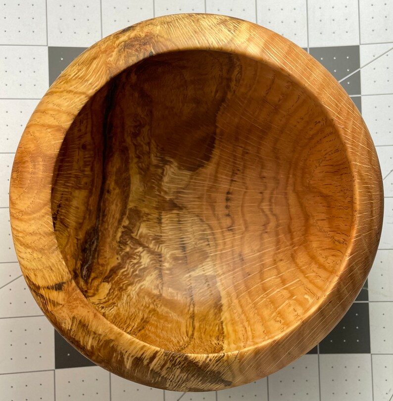 Wood Bowl W/ Lid Closed Form Sculpture Art Piece 6.5”x3.5” Red Oak ...