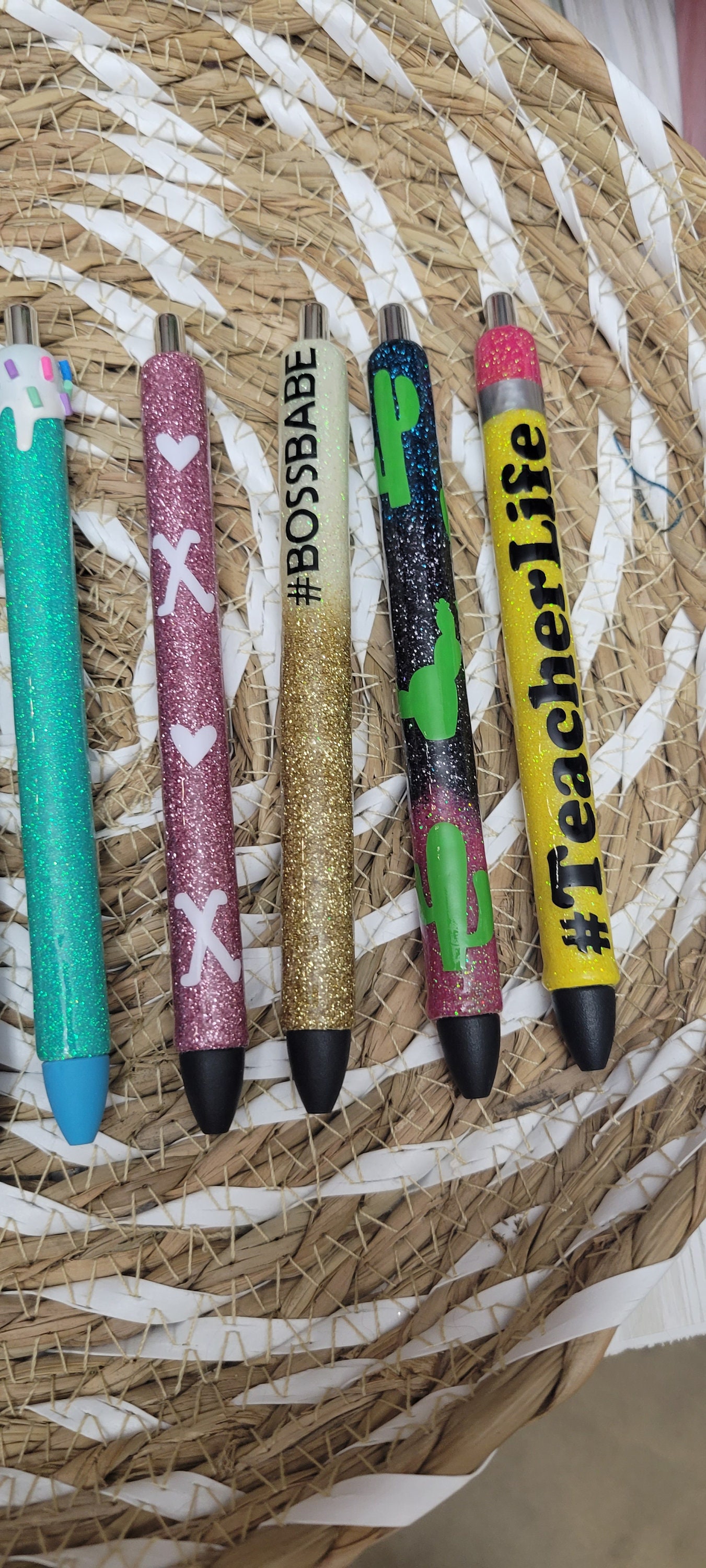 Epoxy/resin Ink Joy Glitter Gel Pens - Etsy