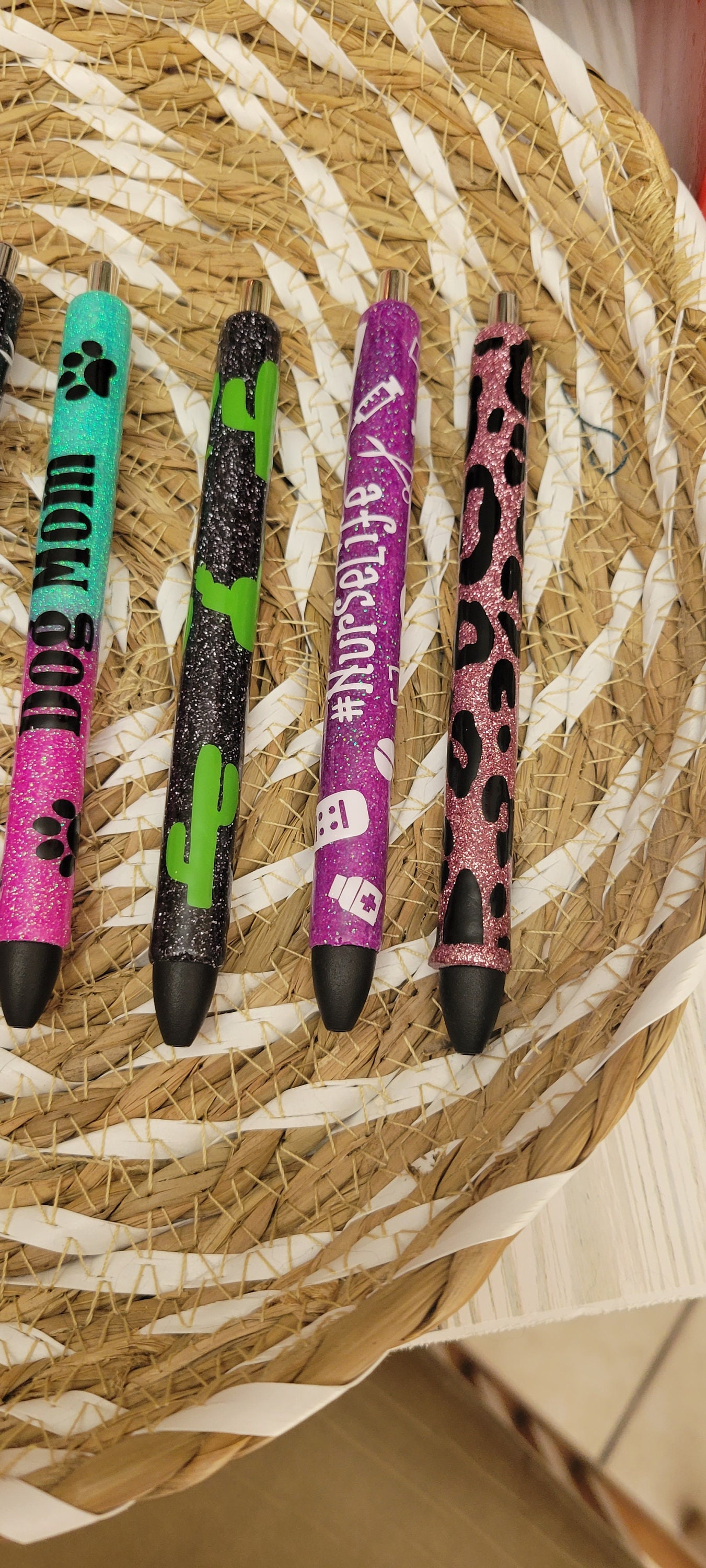 Epoxy/resin Ink Joy Glitter Gel Pens - Etsy