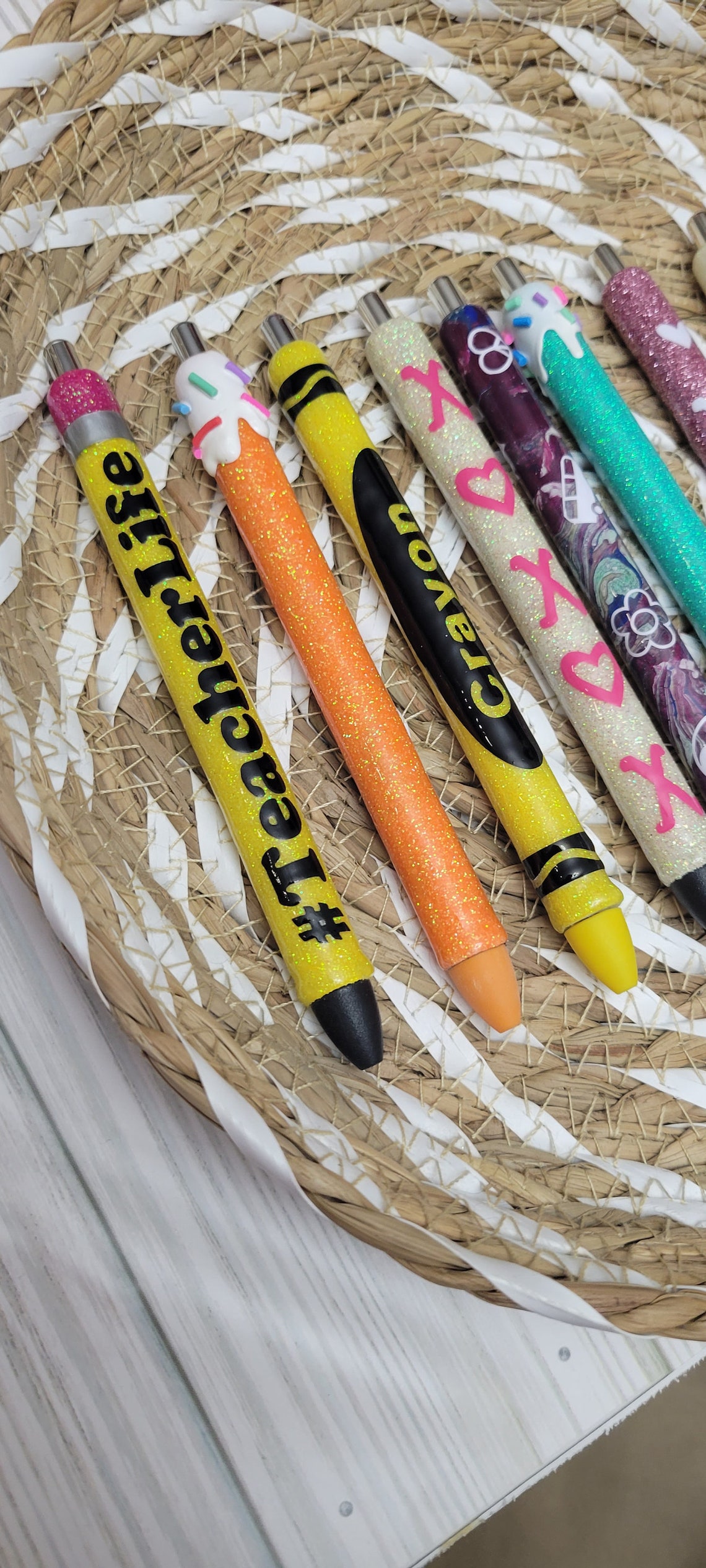 Epoxy/resin Ink Joy Glitter Gel Pens - Etsy