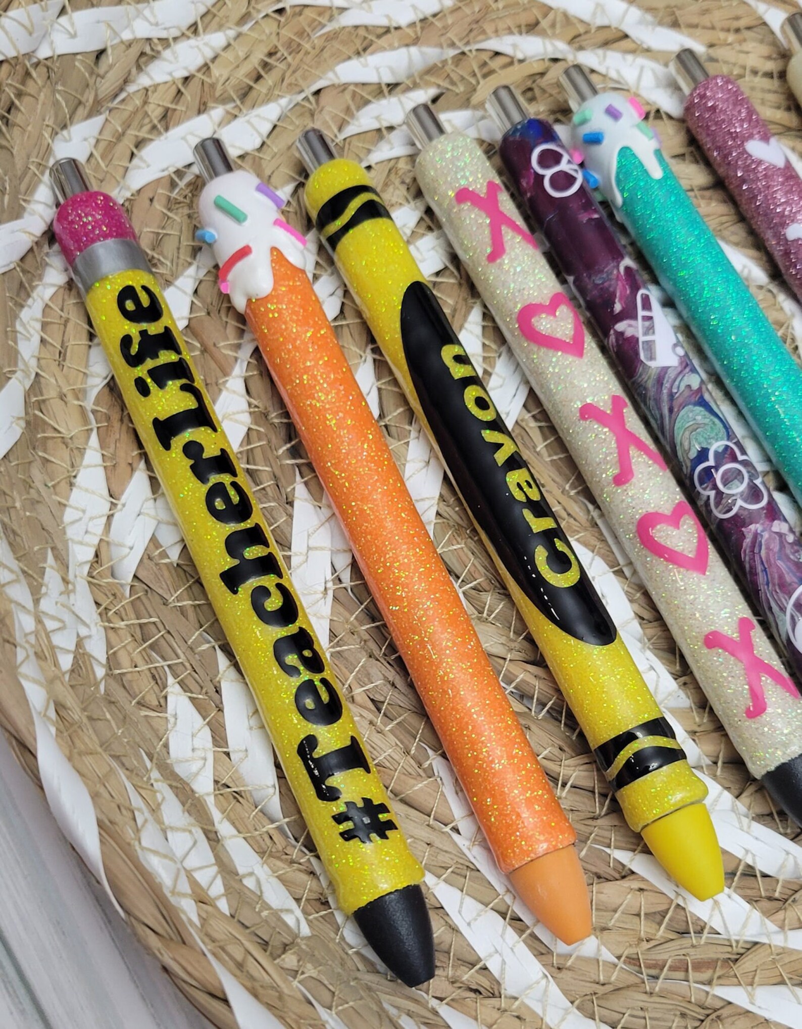 Epoxy/resin Ink Joy Glitter Gel Pens - Etsy