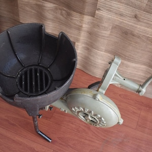 Vintage Style Coal Forge Furnace Blacksmith's Forge With Hand Blower for Knife Making ...