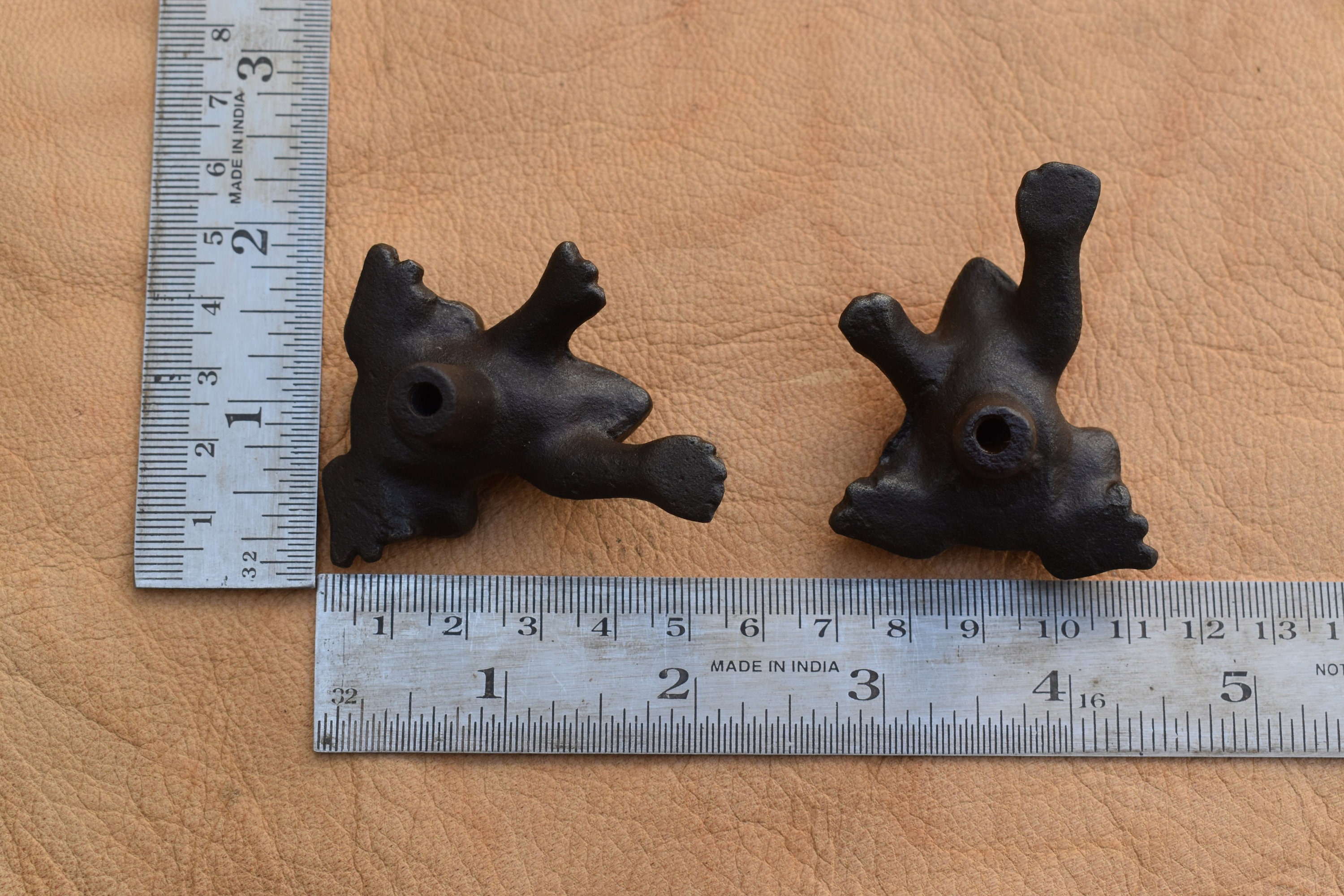 Vintage Cast Iron Knob Frog Toad Shape Drawer Handle Cupboard Knobs 10 ...