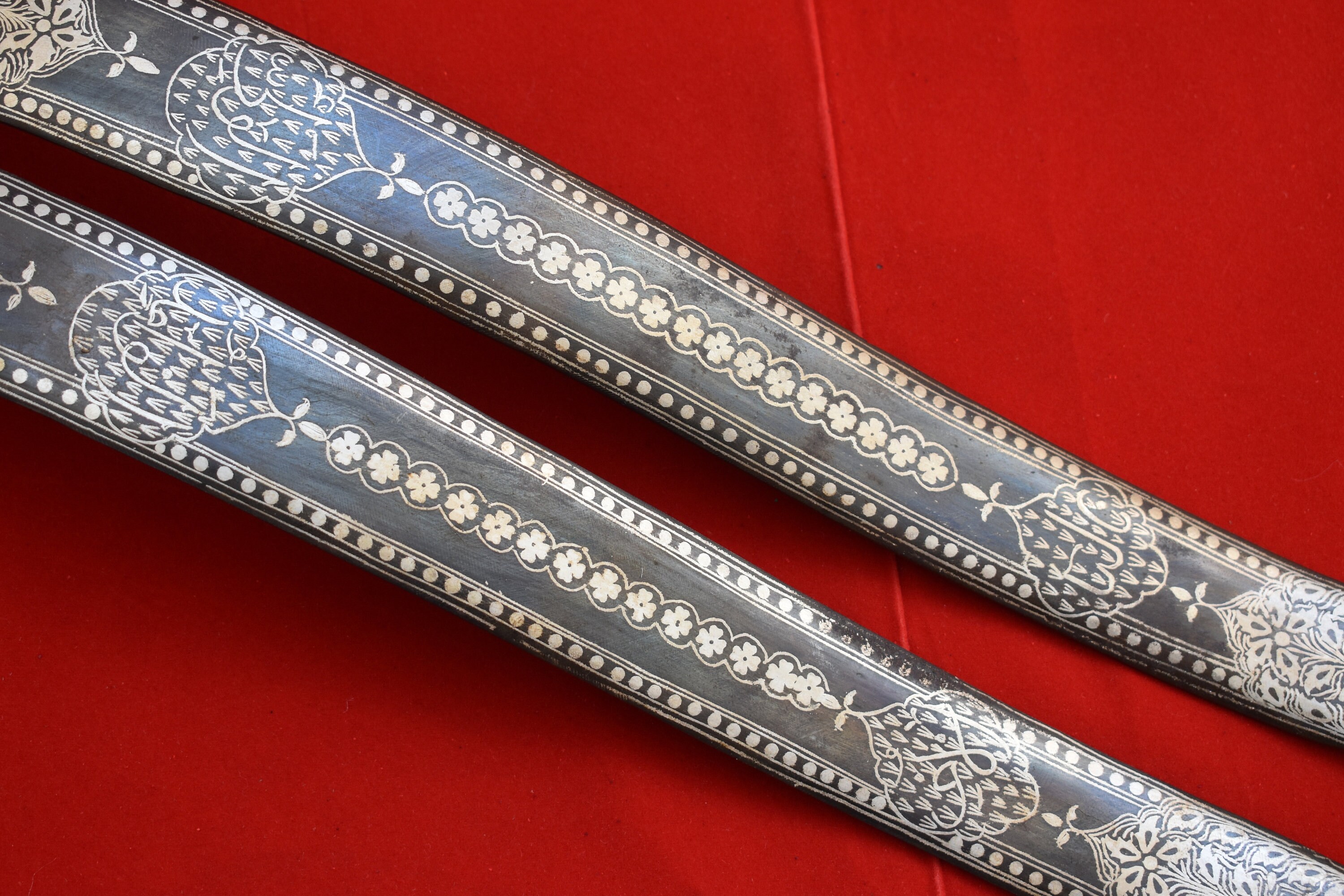 Vintage Mughal Islamic Silver Damascened Bow Archery - Etsy