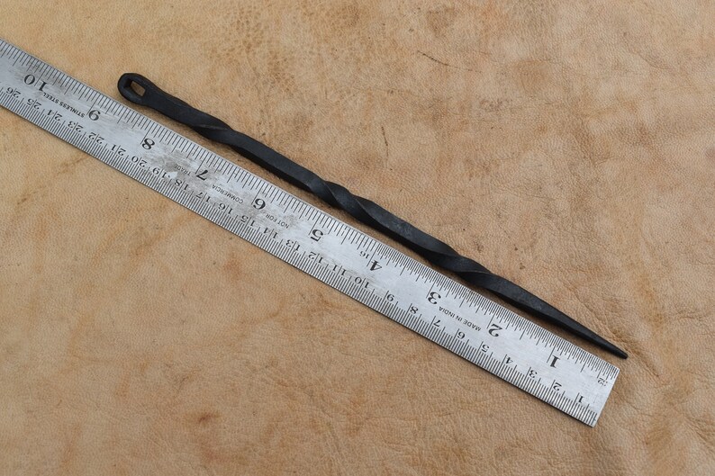Handmade Vintage Blacksmith Iron Spike Hand Forged Fid Spiral Sailing ...